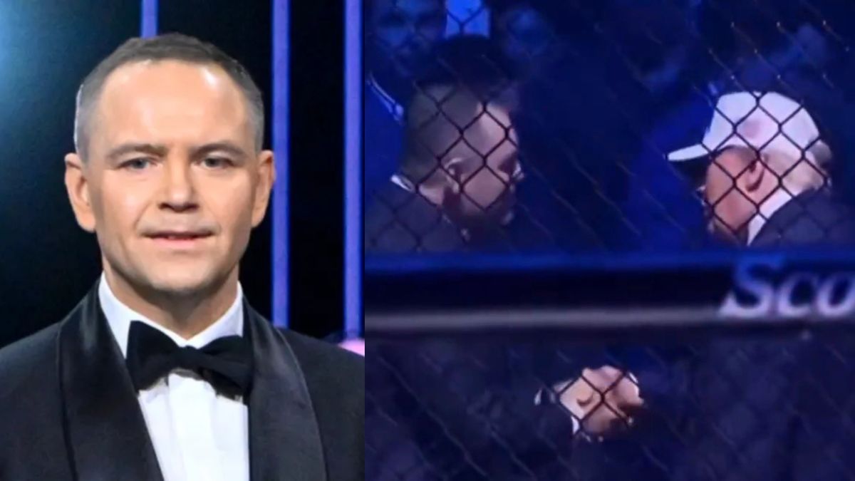 Prezydent Nawrocki rozmawiał z Donaldem Trumpem na gali UFC ...